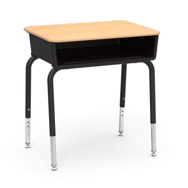 Virco 785M Student Desk Hard Plastic Top with Open Front | School ...