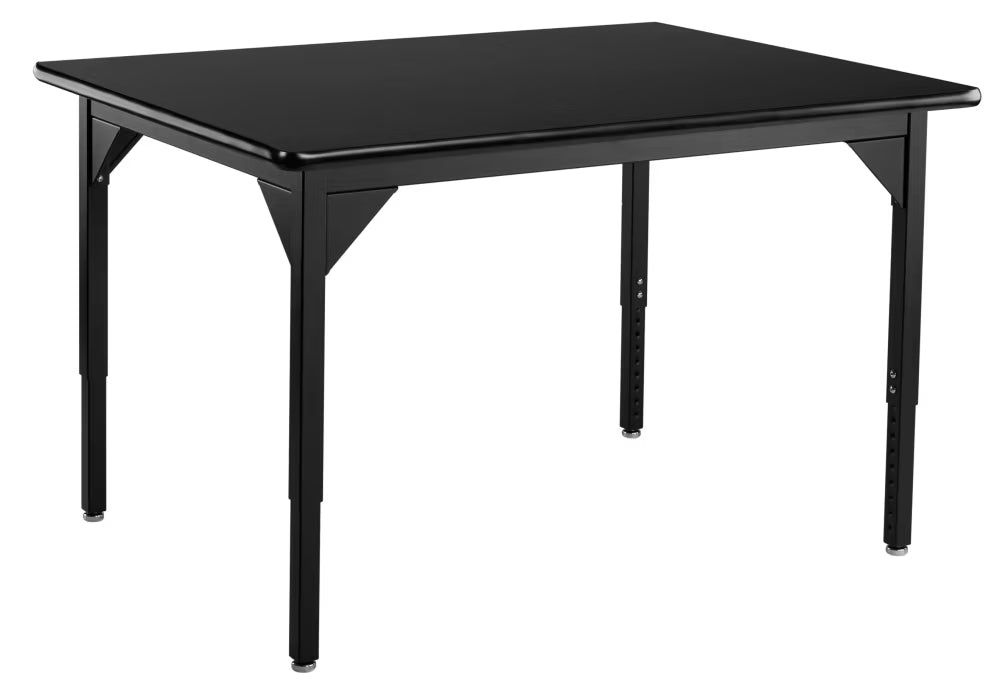 NPS Height Adjustable Science Lab Table, 36" X 60", Steel Legs (Nation ...