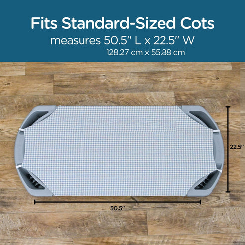 Children's Factory Angels Rest Gingham Cot Sheet Standard - Set of 4 ...