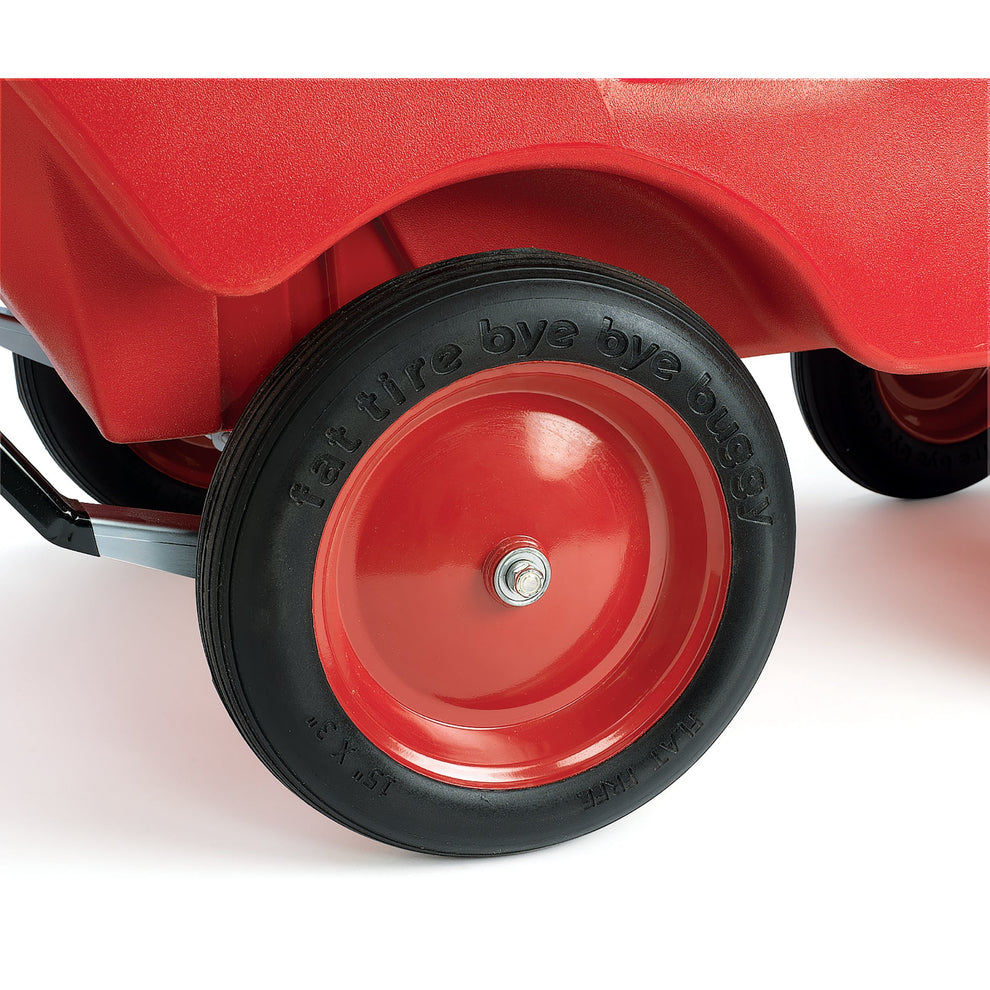 Angeles 6 Seat Fat Tire Buggy with Canopy Red Stroller / Gray Seats (A ...