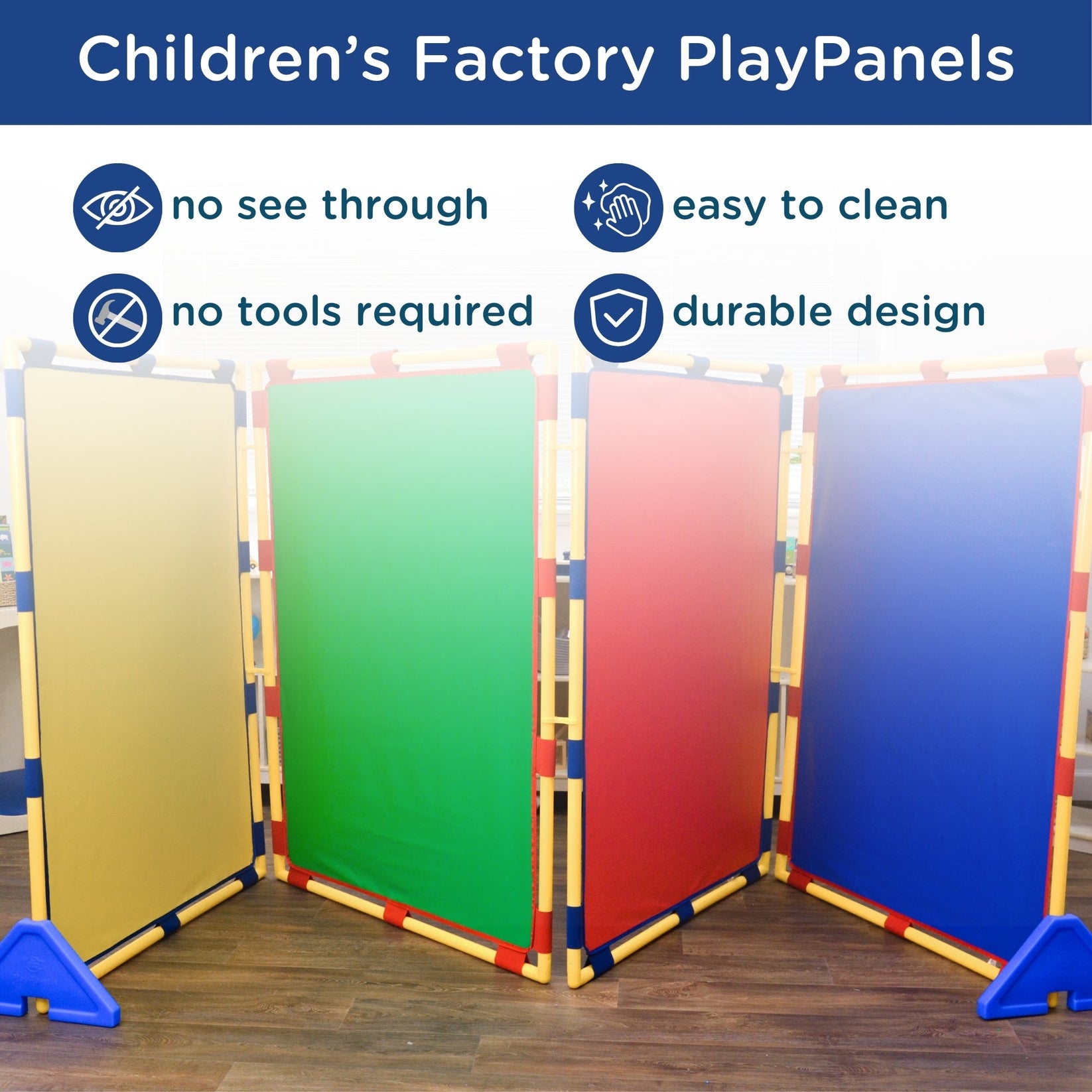 Children's Factory Big Screen PlayPanel - Set of 4 - Rainbow Room Divi ...