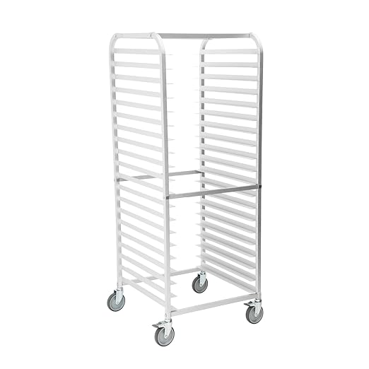 Fuerza 20-Tier Bun Pan Rack with Wheels, Commercial Baking Rack ...