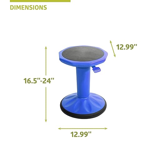 Fuerza Wobble Stool | Adjustable Height Classroom Stool – SchoolOutlet