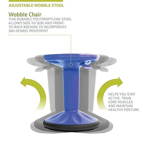 Fuerza Wobble Stool | Adjustable Height Classroom Stool – SchoolOutlet