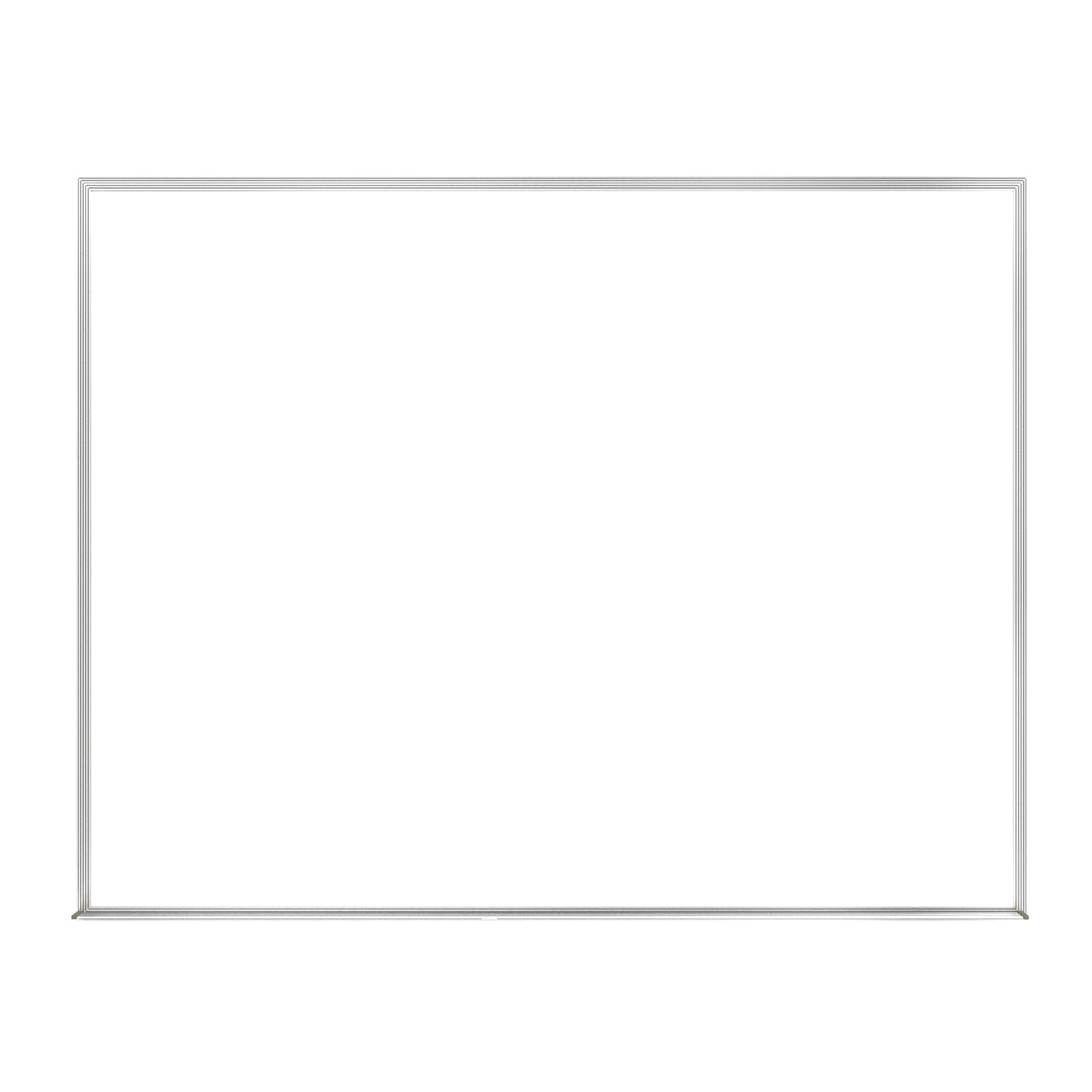 Ghent M2 Non-Magnetic Whiteboard, Aluminum Frame, 18"H x 24"W (GHE-M2 ...