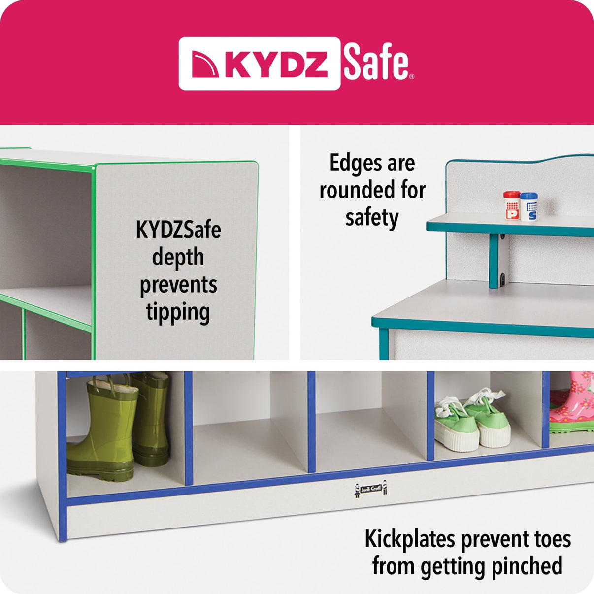 Rainbow Accents 30 Cubbie-Tray Mobile Storage - with Trays – SchoolOutlet