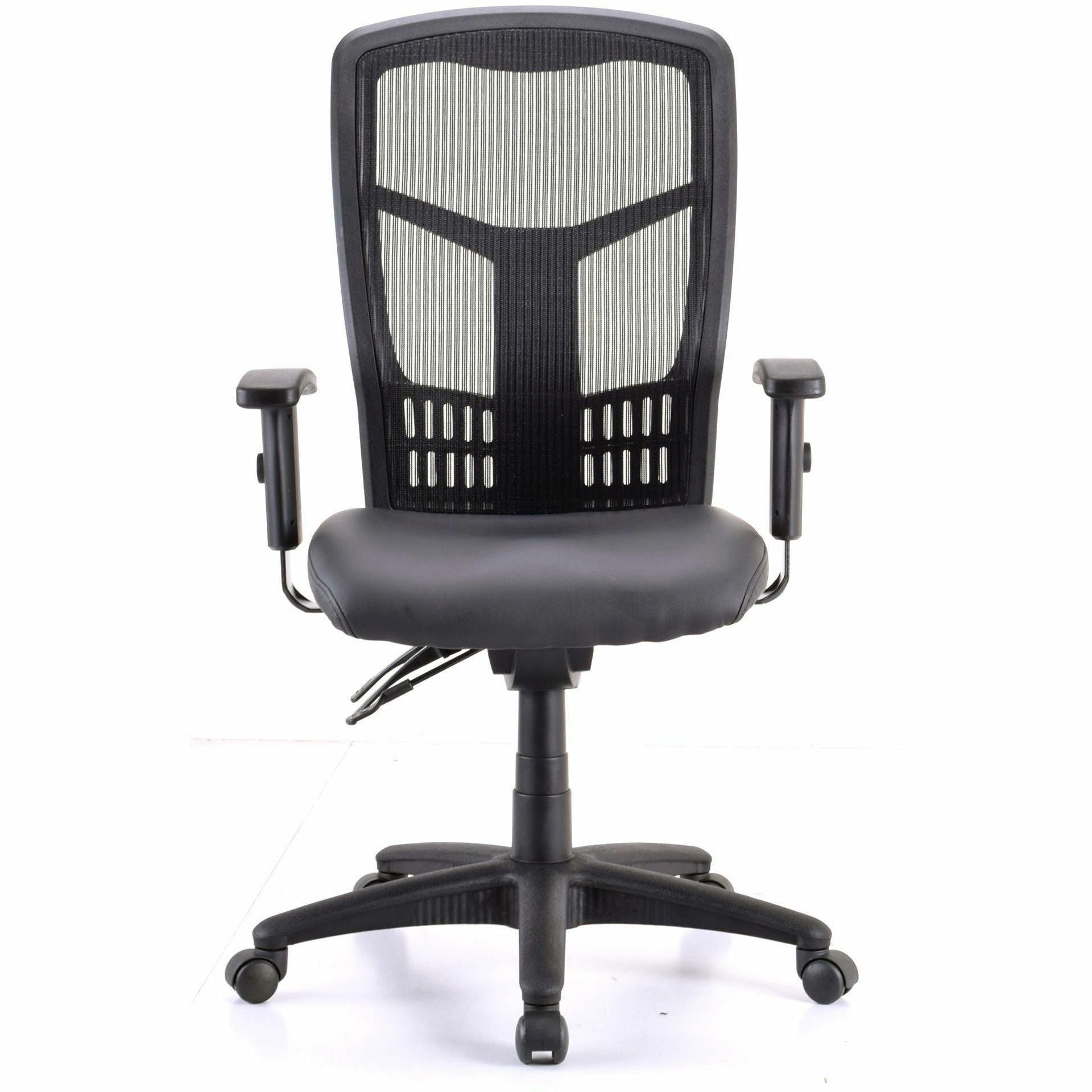 Lorell Executive Antimicrobial High-Back Mesh Office Chair with Adjust ...