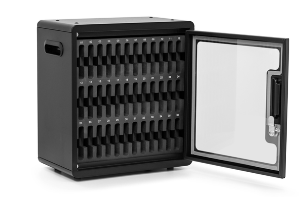 Luxor CellGuard 32 Bay Cell Phone Cabinet with Wall Mount Plate Organi ...