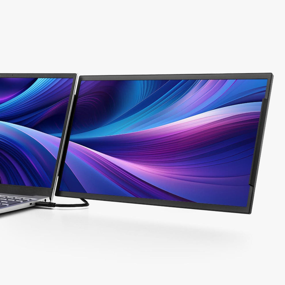 Luxor SideTrack Swivel 15.6" Attachable Portable Monitor – SchoolOutlet