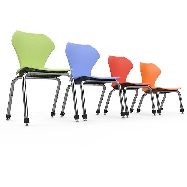 Marco Apex Series Stacking Chair 18" Seat Height | School Outlet ...