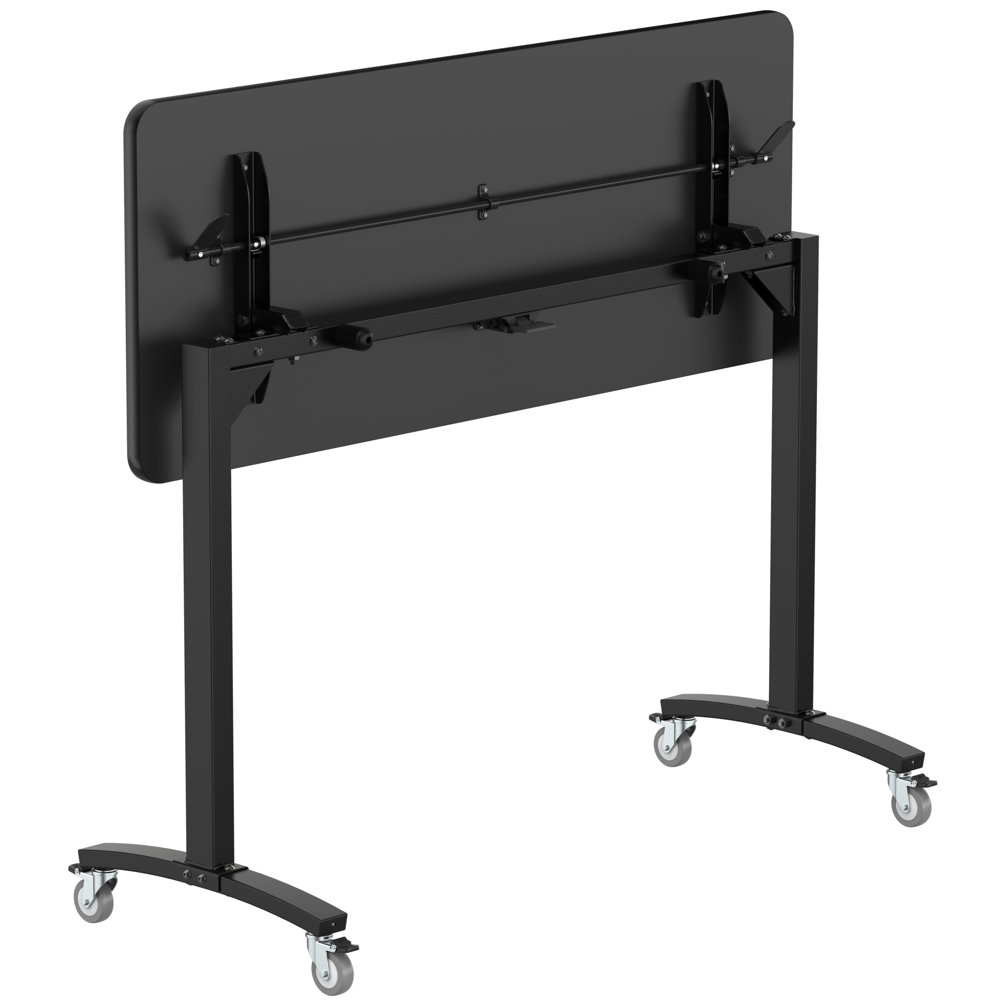 NPS Mobile Flipper Table - Space-Saving, Durable & Easy Mobility 24"W ...