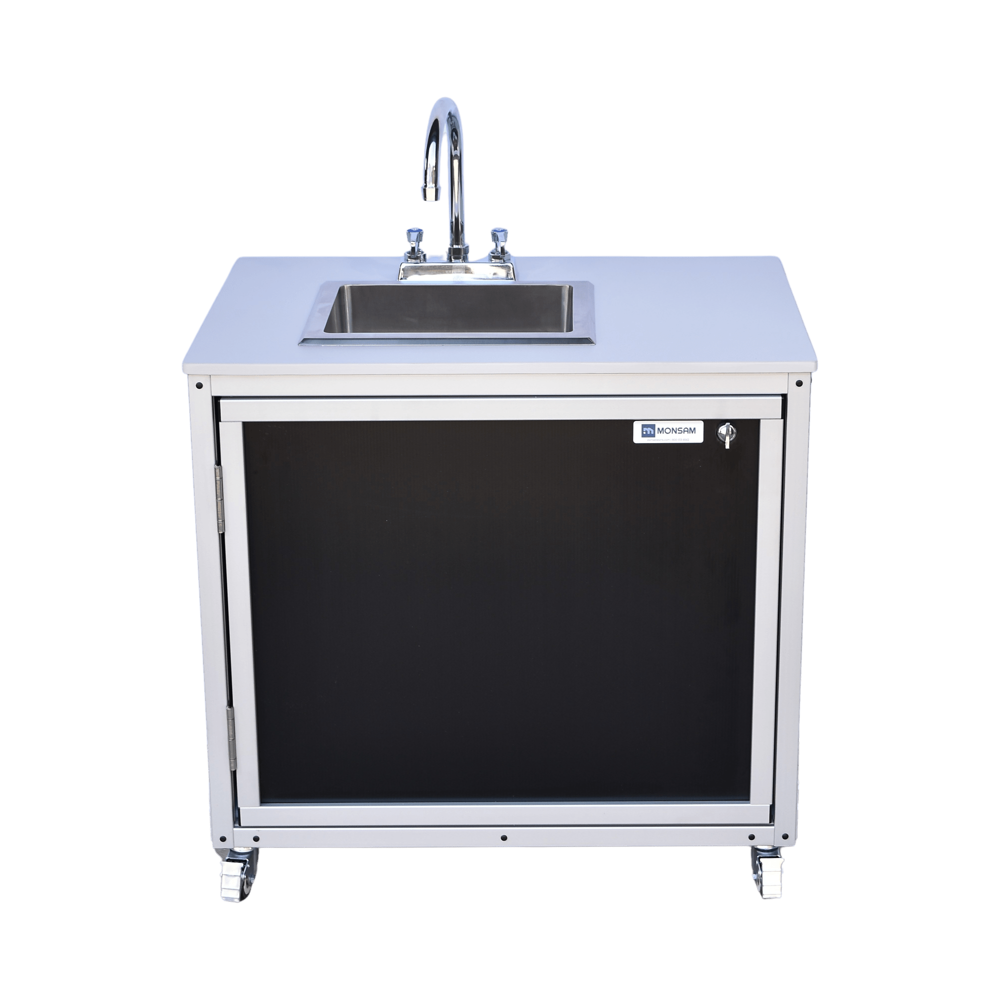 Battery Operated Portable Single Basin Powered Sink - COLD WATER ONLY ...