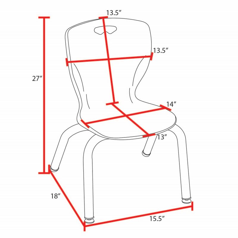 Regency Andy School Chairs 15" - Elementary Classroom Seating ...