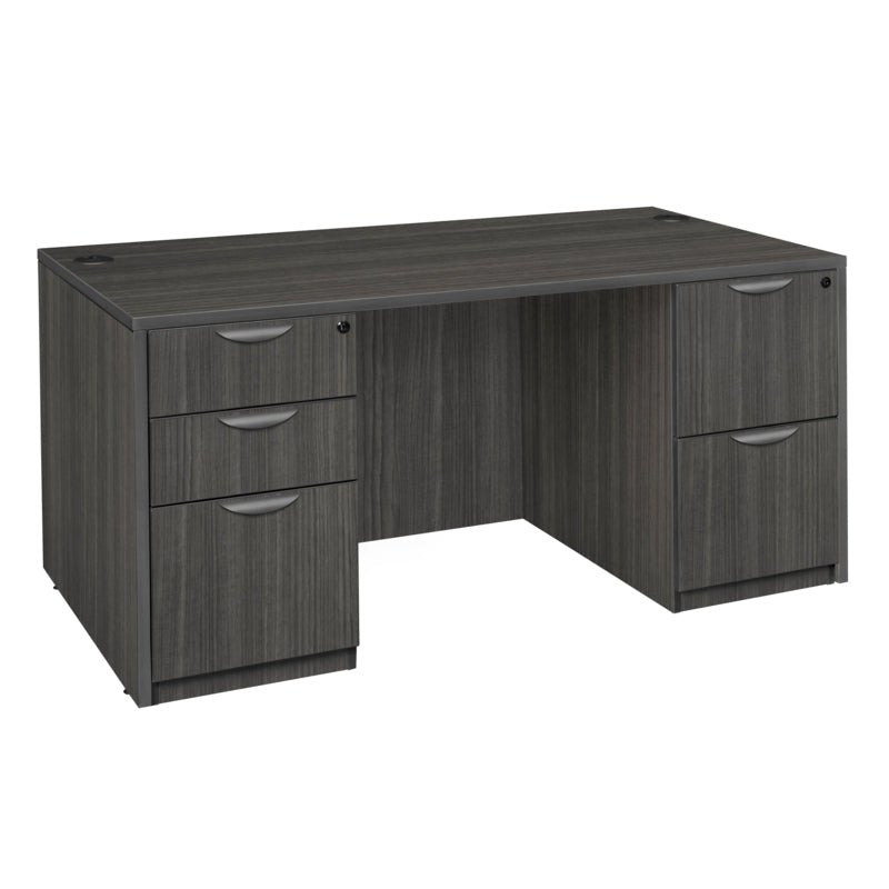 Regency Legacy 71 x 35 in. Office Desk with Double Full Pedestal ...