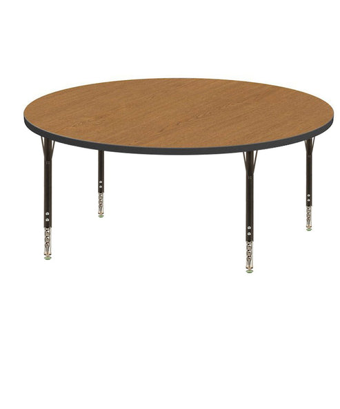 USA Capitol 48" Round Activity Table Adjustable Height 23"-31" (48RSE ...