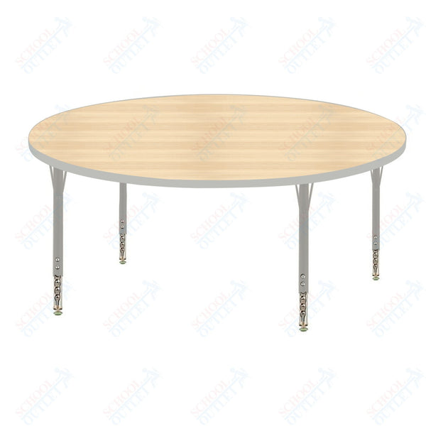 USA Capitol 48" Round Activity Table Adjustable Height 23"-31" (48RSE ...