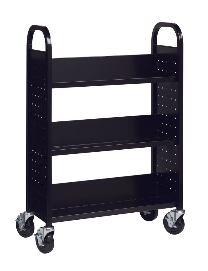 Hirsh Single-sided Mobile Book Cart for Schools – SchoolOutlet