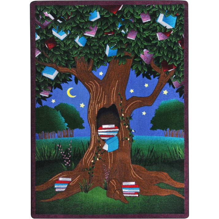 Joy Carpets Reading Tree Rectangle Area Rug for Classrooms – SchoolOutlet