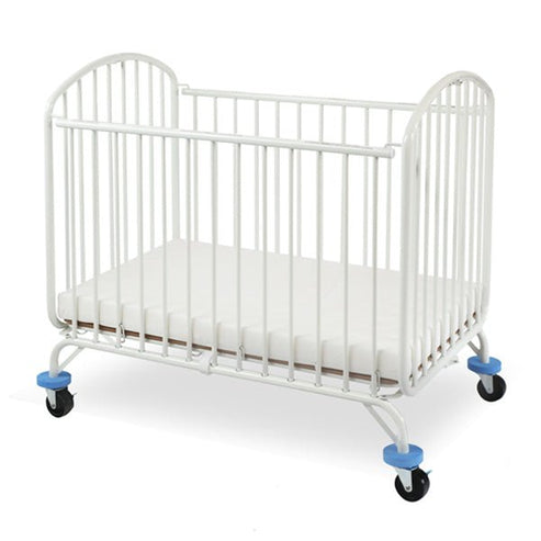 L.A. Baby Daycare Crib - Folding Portable with Mattress – SchoolOutlet