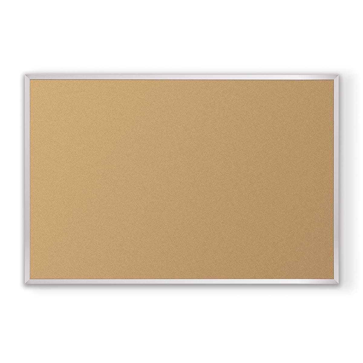 Mooreco Natural Cork - Plate Tackboard - Aluminum Trim - 4'H x 6'W (MO ...