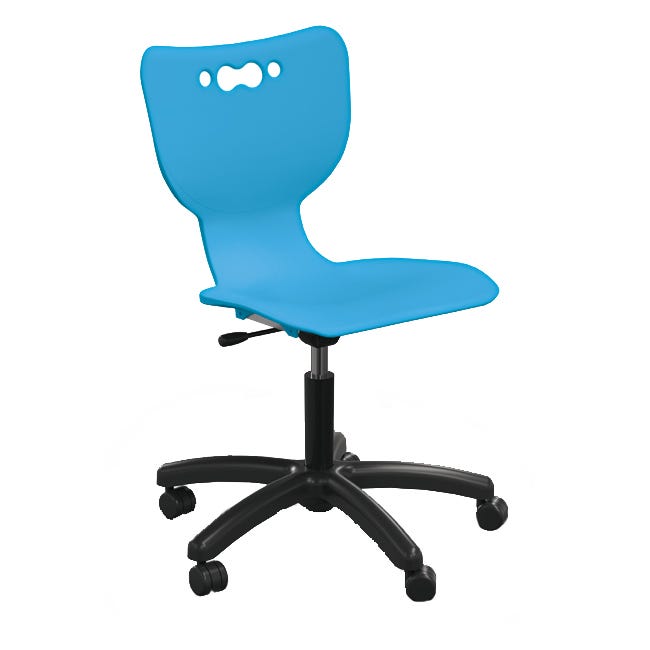MooreCo Hierarchy Classroom Chair with Wheels | Adjustable Height ...
