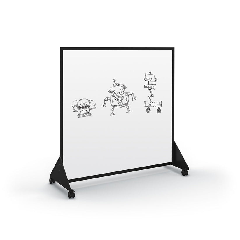 Mooreco Preschool Divider - Markerboard both sides - 4'H x 5'W (Moorec ...