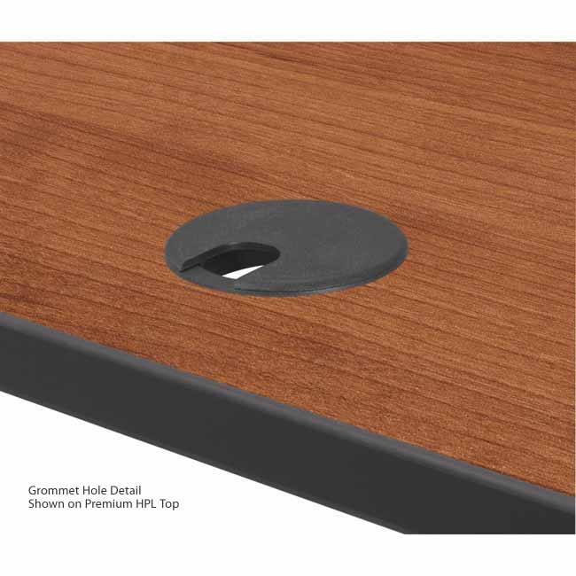 Mooreco Adjustable Height Flipper Table - Rectangle - 72"W × 24"D ...