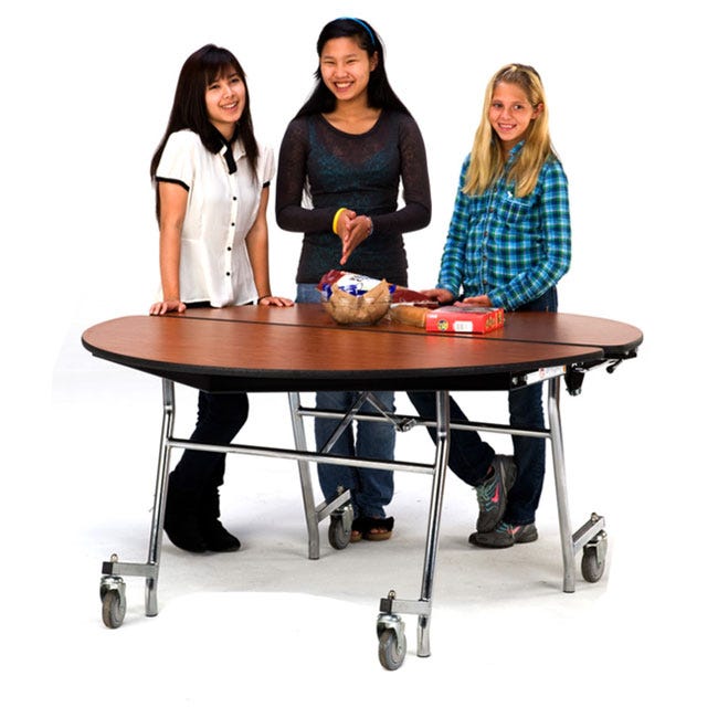 NPS 72" Round Mobile School Cafeteria Table - ADA Compliant – SchoolOutlet