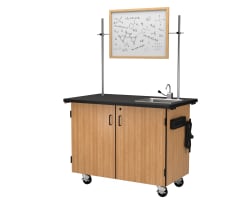 NPS Mobile Science Cart with Inner Drawers and Shelf, Chem Res Top (Na ...