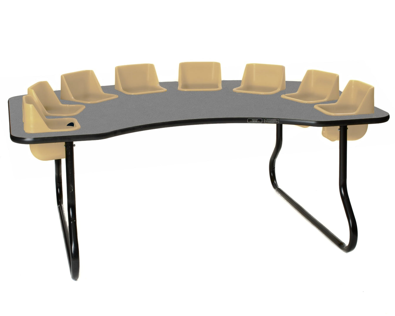 Eight-Seat Kidney Toddler Table – SchoolOutlet