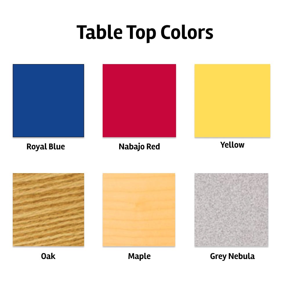 Eight-Seat Kidney Toddler Table – SchoolOutlet