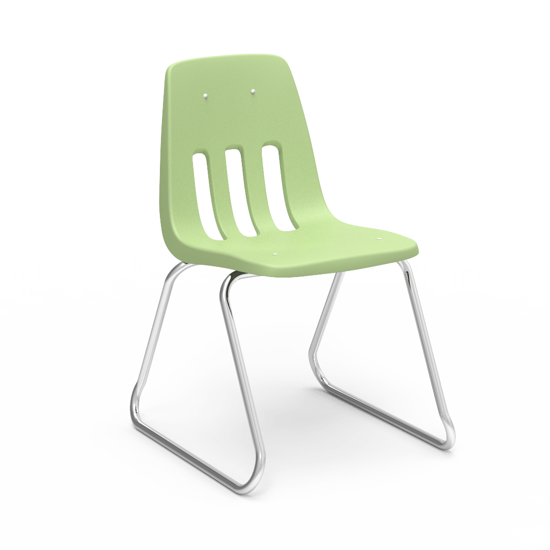 Virco 9000 Series Sled-Based Classroom Chair | 18" Seat Height ...