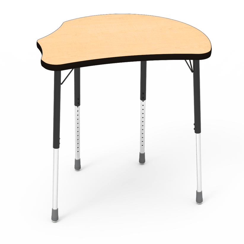 Virco Molecule Series Student Desk 24" x 32" Top with Backpack Hanger ...