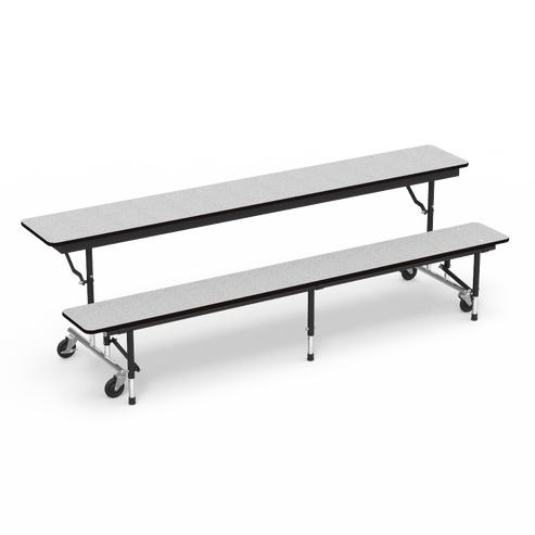 Virco 8' Convertible Bench Table for School Cafeterias | MTC8AEBG ...