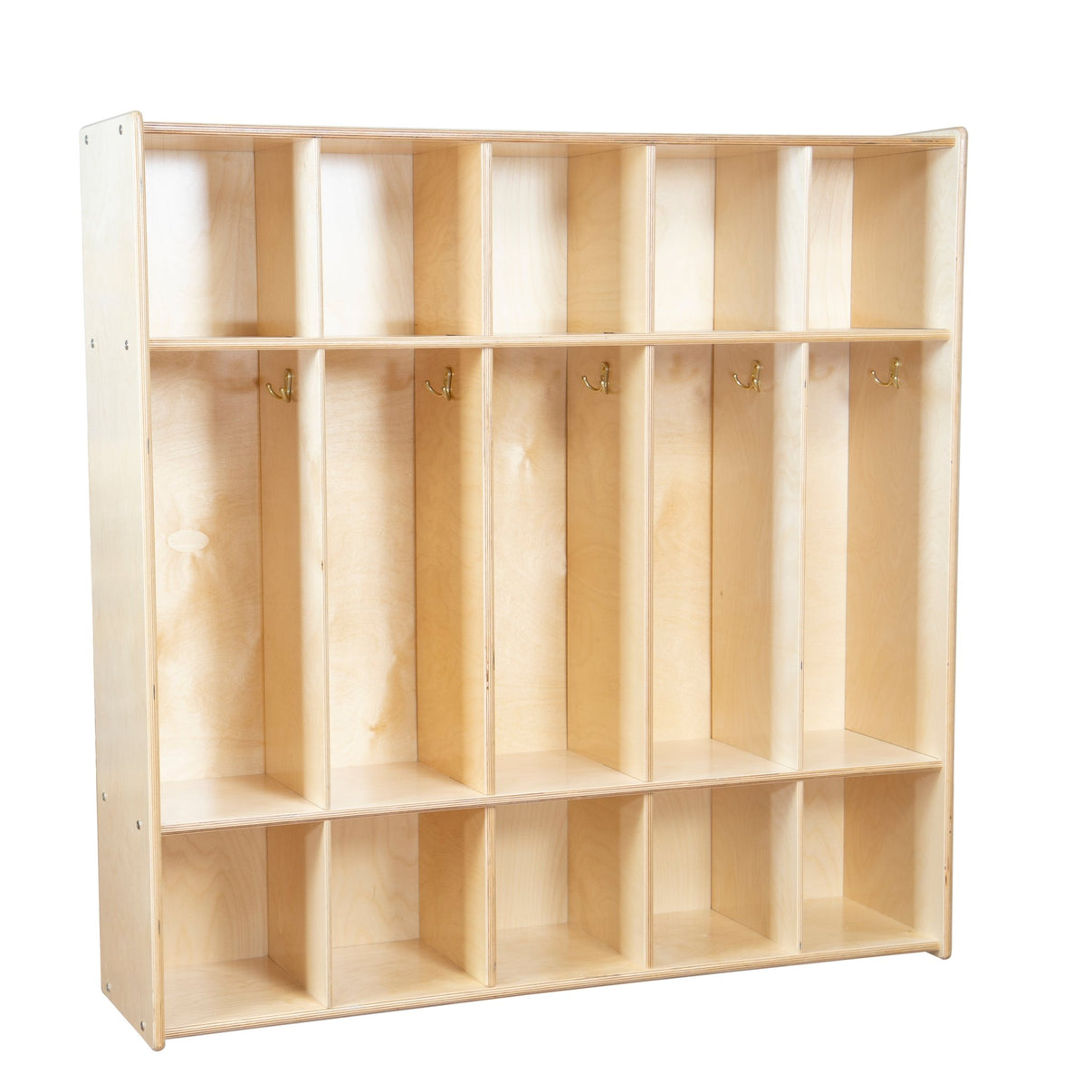 Wood Designs Contender 5 Section Locker - RTA - (C51200) – SchoolOutlet